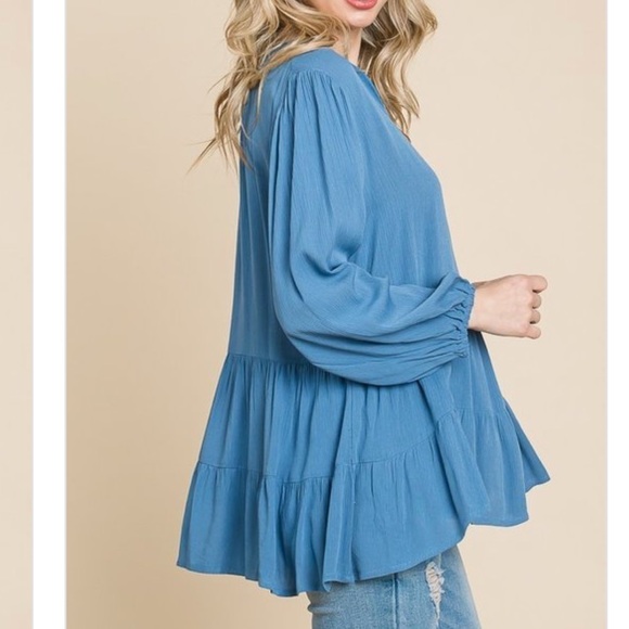 Culture Code | Tops | Salelayered Ruffle Top | Poshmark